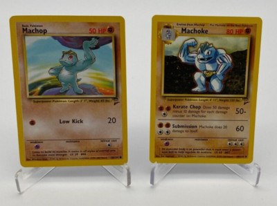 Pokemon Trading Card Game TCG Base Set 2 Machop & Machoke 49/130 - 78/ ...