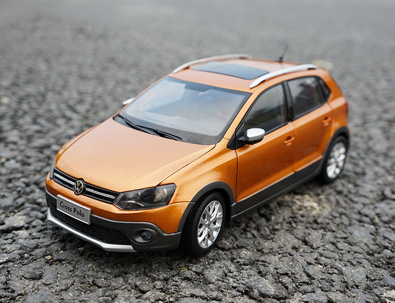1/18 Scale VW CROSS POLO 2016 Orange DieCast Car Model Toy Gift | eBay.de