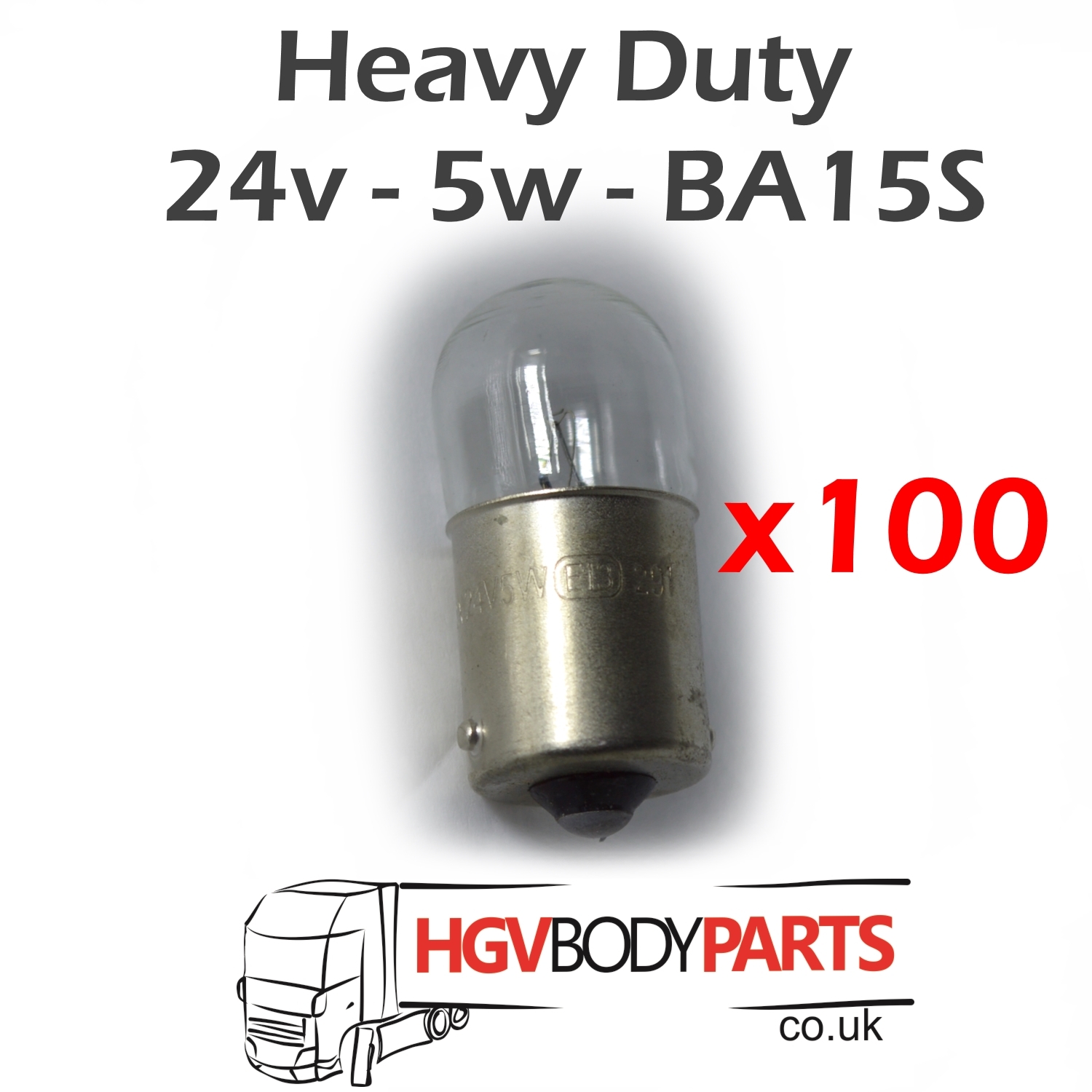 24v 5W Bulbs R5W T16 291 BA15S x100 for Commercial Vehicles | eBay UK