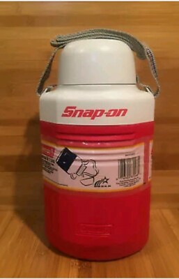 New SNAP-ON Tools 1 Litre Drinking Jug COOLER Red With Cap That Serves ...