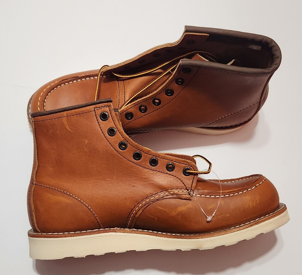 Red Wing Heritage Classic 6" Moc-Toe Work Boot 10875 Made in USA Oro ...