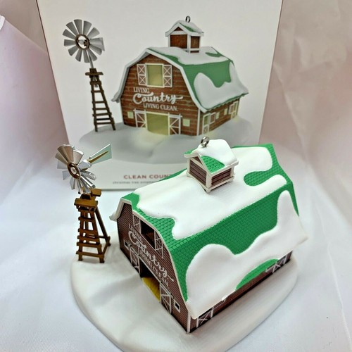 Hallmark Keepsake Ornament Clean Country Living Barn & Windmill 2019 ...