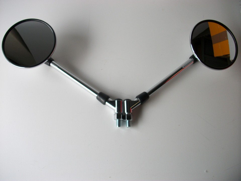 Chrome Mirror For Suzuki GS500 GSF600 VZ800 GSF1200 Bandit Marauder 600 ...