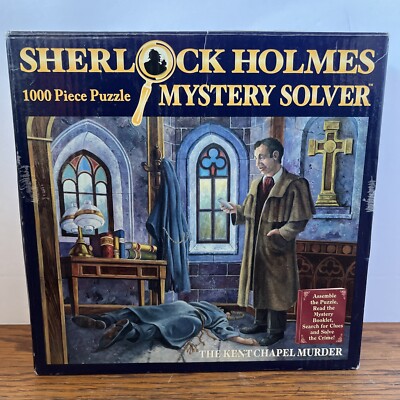 Sherlock Holmes The Kent Chapel Murder Mystery Solver 1000 Piece Puzzle ...