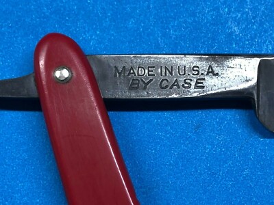 Straight Razor Vintage "CASE MFG- USA RED IMP" #133 Estate Razor (M1078 ...
