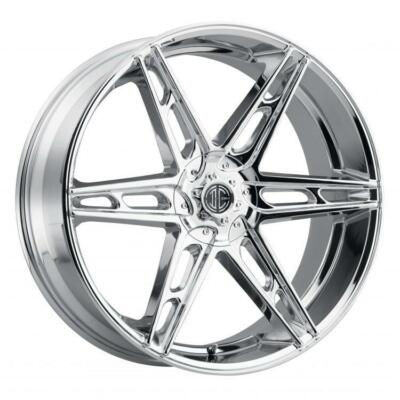 22 inch 22x9.5 2CRAVE No46 Chrome wheels rims 5x115 +15 | eBay