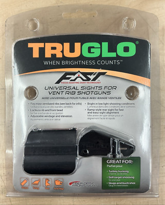 Tru Glo F.A.S.T. Universal Sights For Vent Rib Shotguns TG940 | eBay