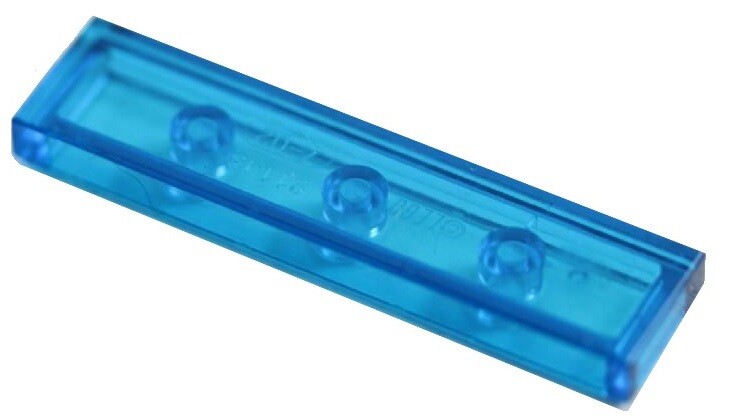 ☀️50x NEW LEGO 1x4 Dark-Light Blue Tiles Trans-blue trans blue ...