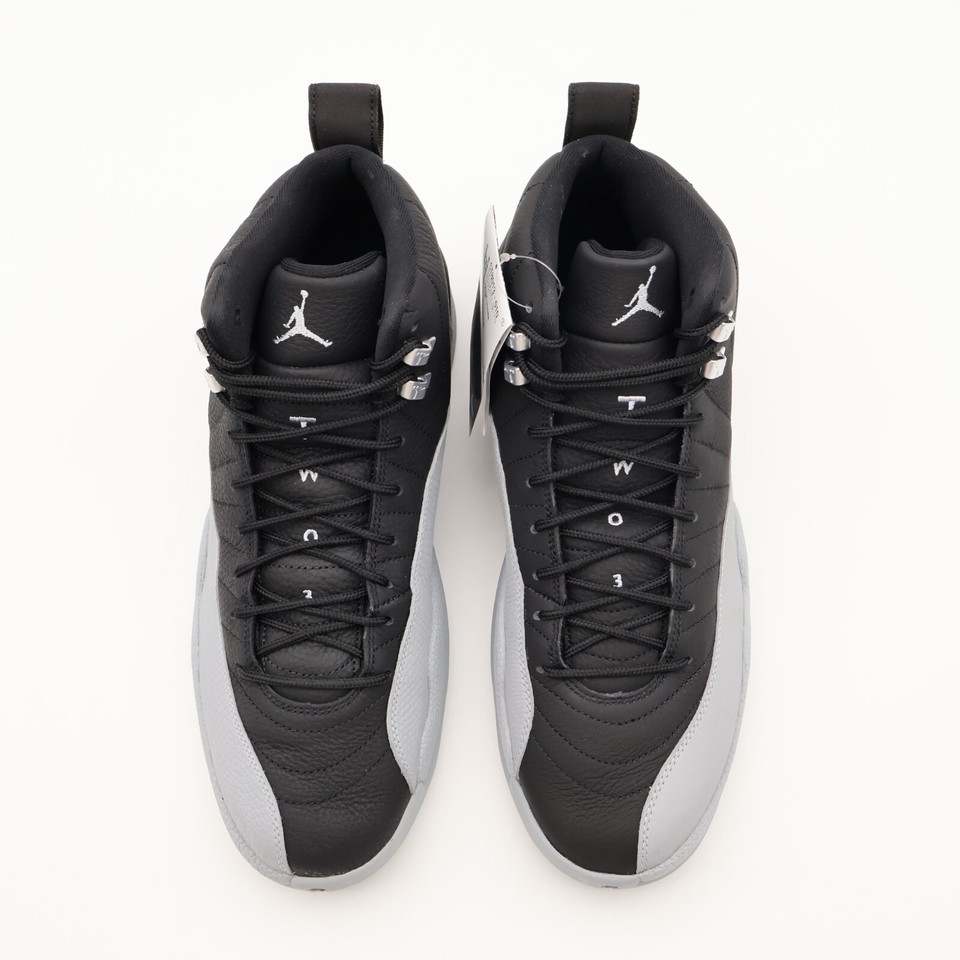 CT8013-010 Nike Air Jordan 12 Retro Barons Black and Wolf Grey (Men's ...