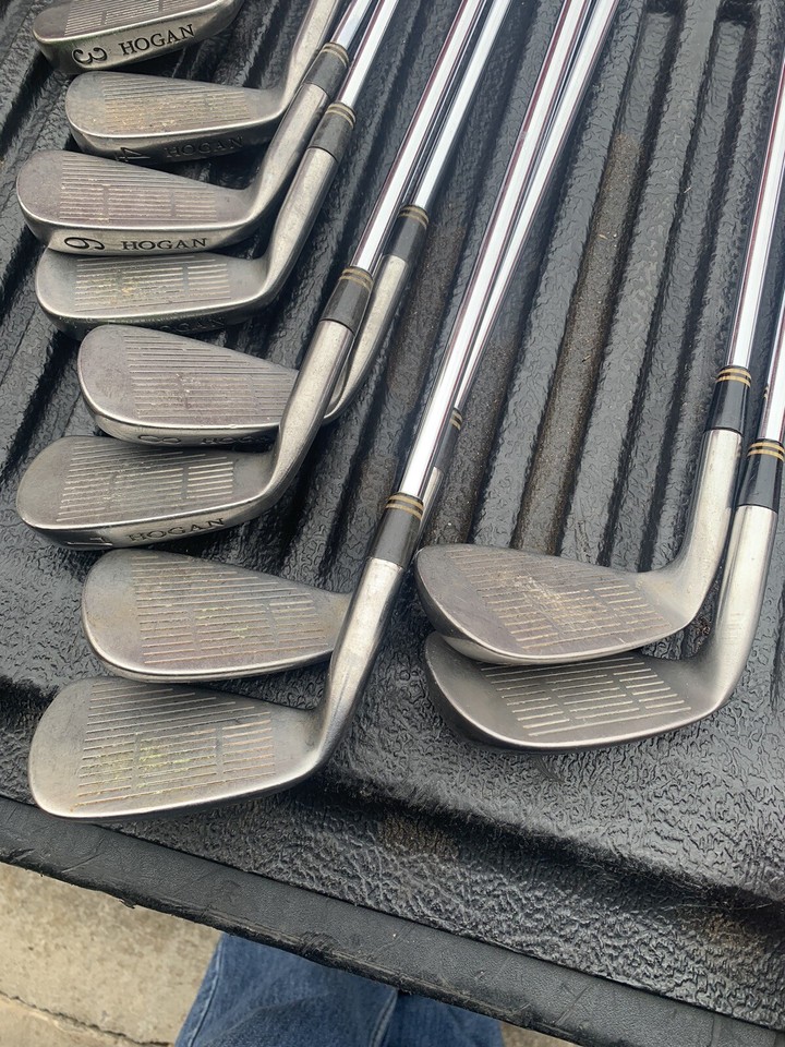 Ben Hogan Medallion 3 Wood & Irons 1-PW SW FW RH +3/4 Reg FlexSteel ...