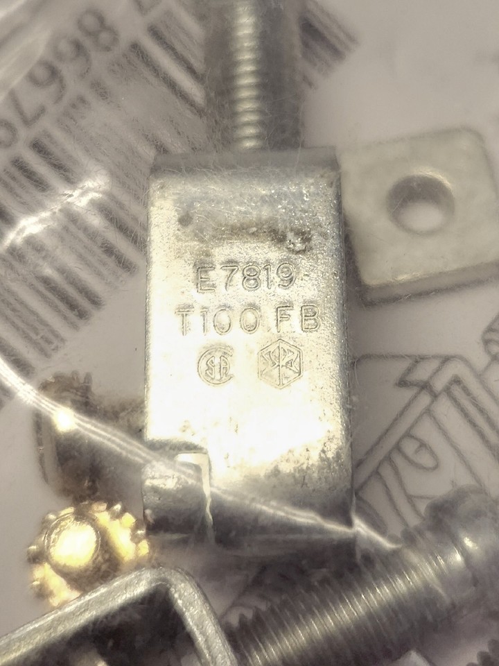 EATON CUTLER HAMMER 3T100FB F Frame Breaker 100 AMP Lug Kit Type FD HFD ...