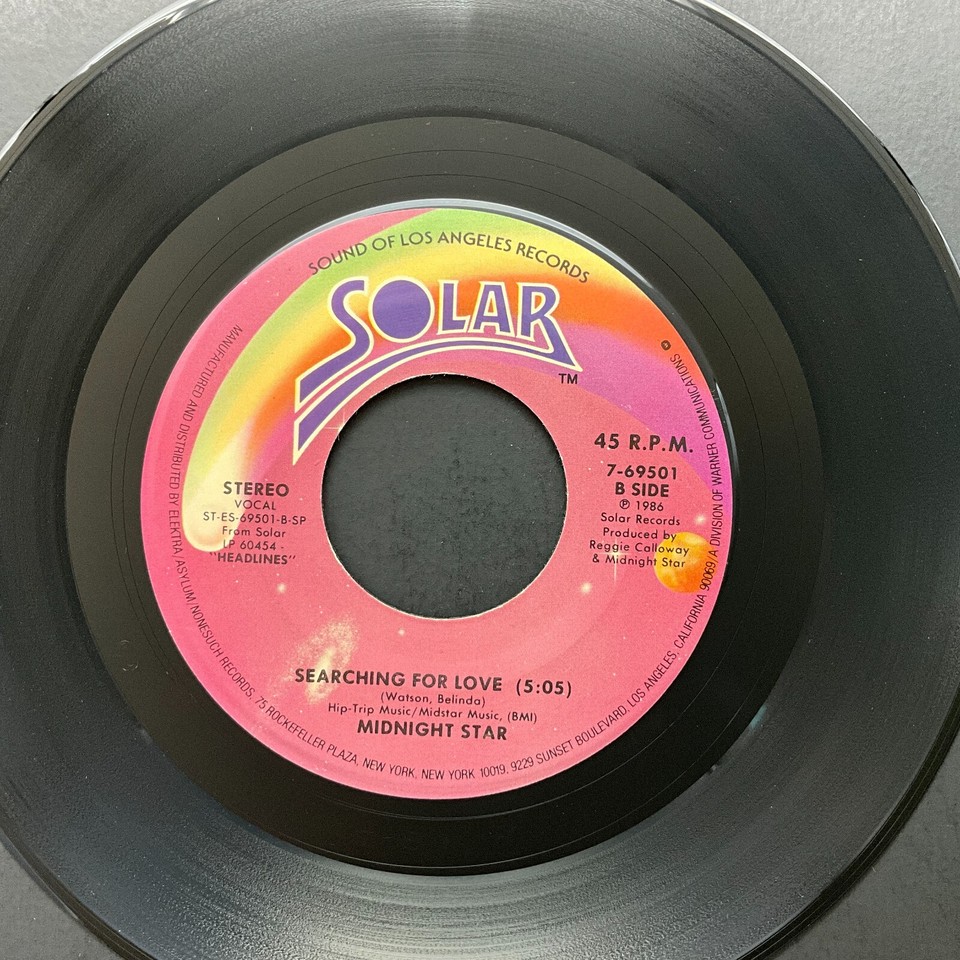 Midnight Star, Engine No. 9 / Searching For Love, 7" 45rpm, Vinyl NM | eBay
