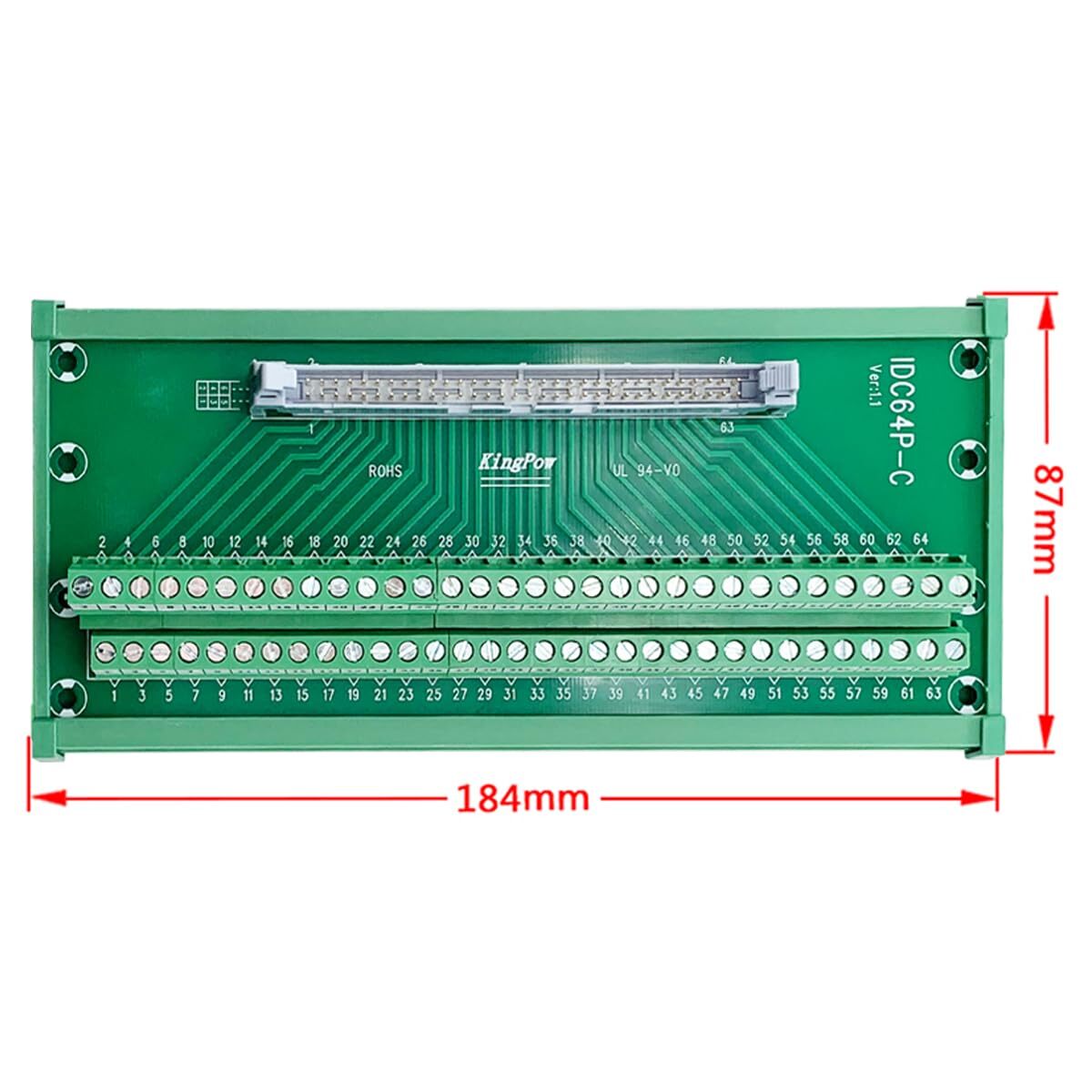 Ribbon Cable Connector CIM/RJ45 - RJ45 Interface Module, DIN Rail ...