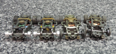 Aurora AFX HO Slot Car Non Magna Traction Chassis Tested Running 4x | eBay