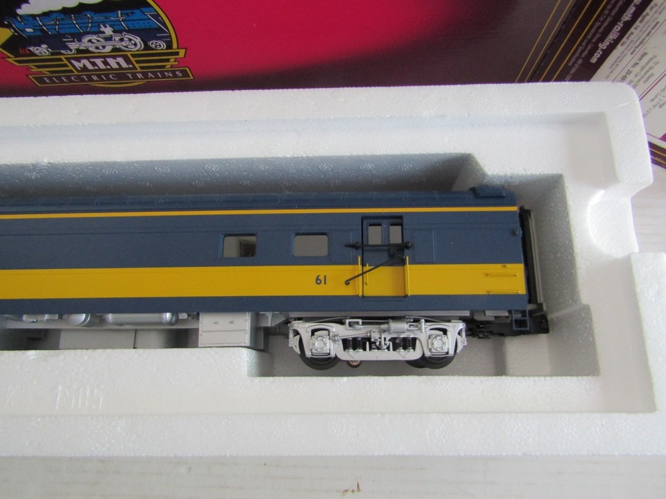 MTH O SCALE PASSENGER CAR TRAIN RAILROAD ALASKA 70' STREAMLINED RPO ARR ...