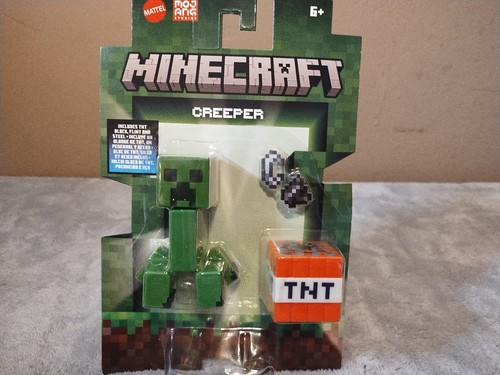 Minecraft Build-a-Portal Figure: CREEPER w/ Flint & Steel 2024 TNT ...