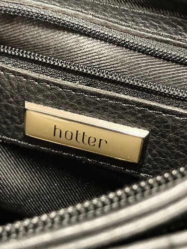 Hotter Crossbody Bag Black Faux Leather Adjustable Strap - Stylish ...