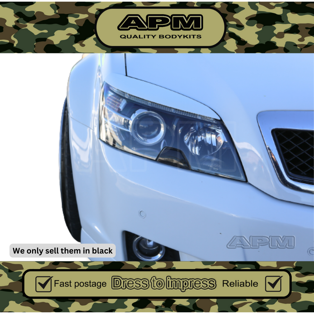 Headlight eyelid eye lid/ eyebrows for Holden Caprice HSV Grange WM WN ...