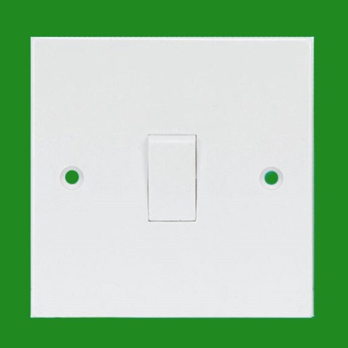 White 1 Gang 3 Way Intermediate Mains Wall Light Lamp Switch, 10A 240V ...