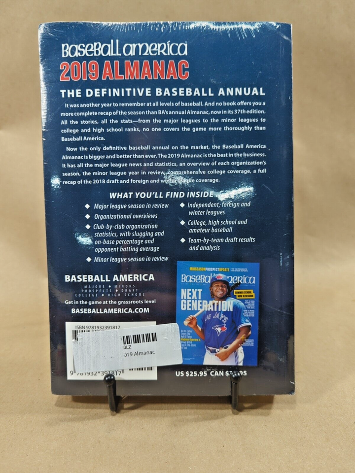 Baseball America 2019 Almanac Brand New Sealed 9781932391817| eBay