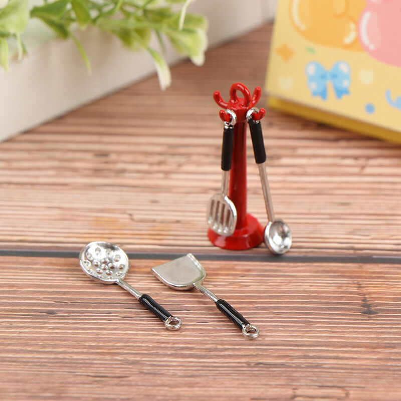 1:12 Dollhouse Kitchen Utensil Vertical Hanging Spoon Spatula Spoon ...
