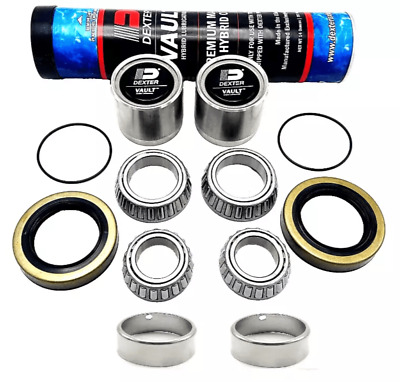 1.98 UFP Vault Kit w/Caps Grease Sleeves fits 3700# Trailer Axle 1.68 ...