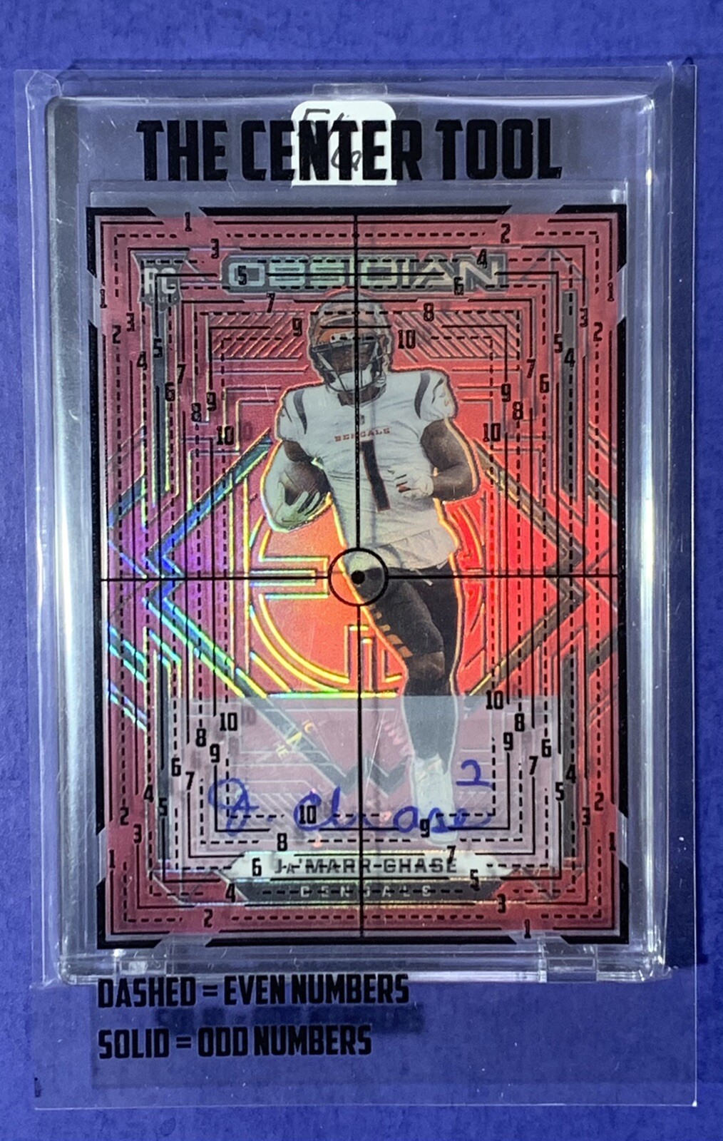 🏈⚾️🏉🏀🏒 THE CENTERING TOOL. Card Centering PSA Guideline Chart *read* | eBay