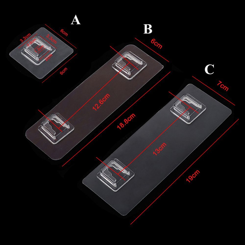 Hanger Seamless Adhesive Hook Fix Bathroom Shelf Traceless Hooks Wall ...