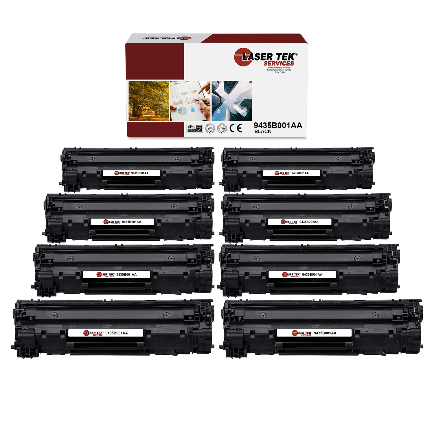 8Pk LTS 9435B001AA Black Compatible for Canon imageClass MF212w MF216n ...