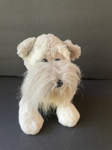 Schnauzer Dog Plush Grey Toy Stuffed Animal Ganz Puppy | eBay