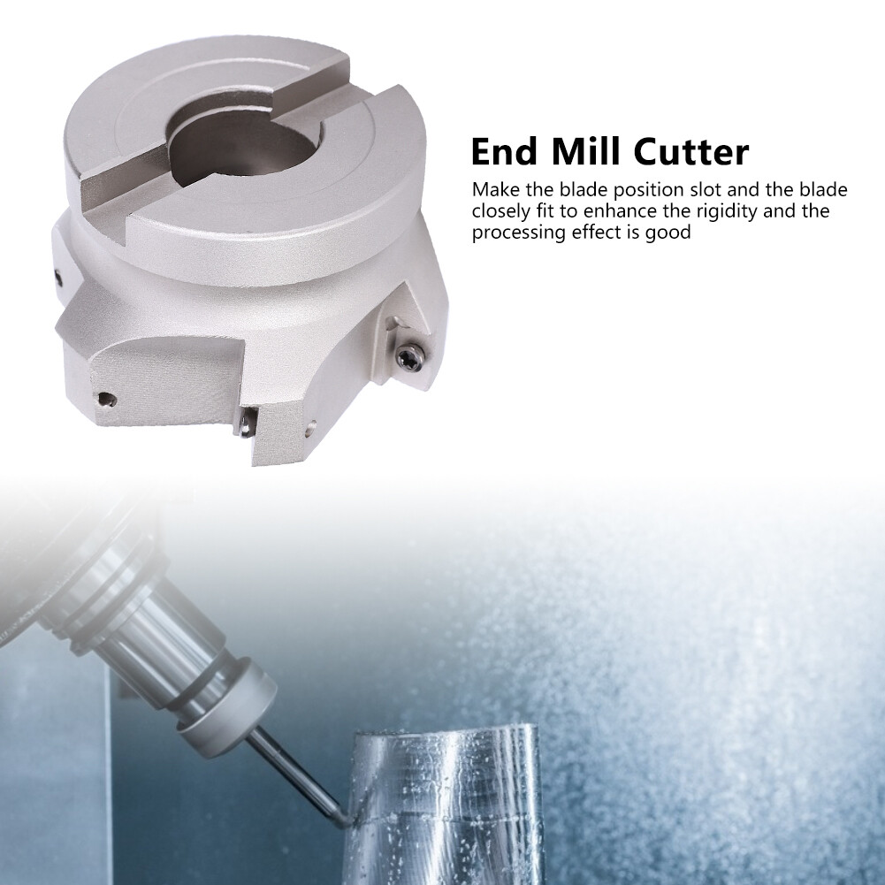 BAP400R-80-27-6T 90°Milling Cutter High Carbon Steel Right Angle End ...