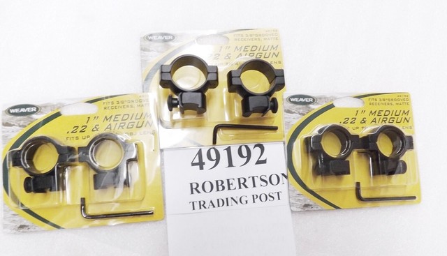 Weaver .22 Tip Off Scope Ring - Black for sale online | eBay