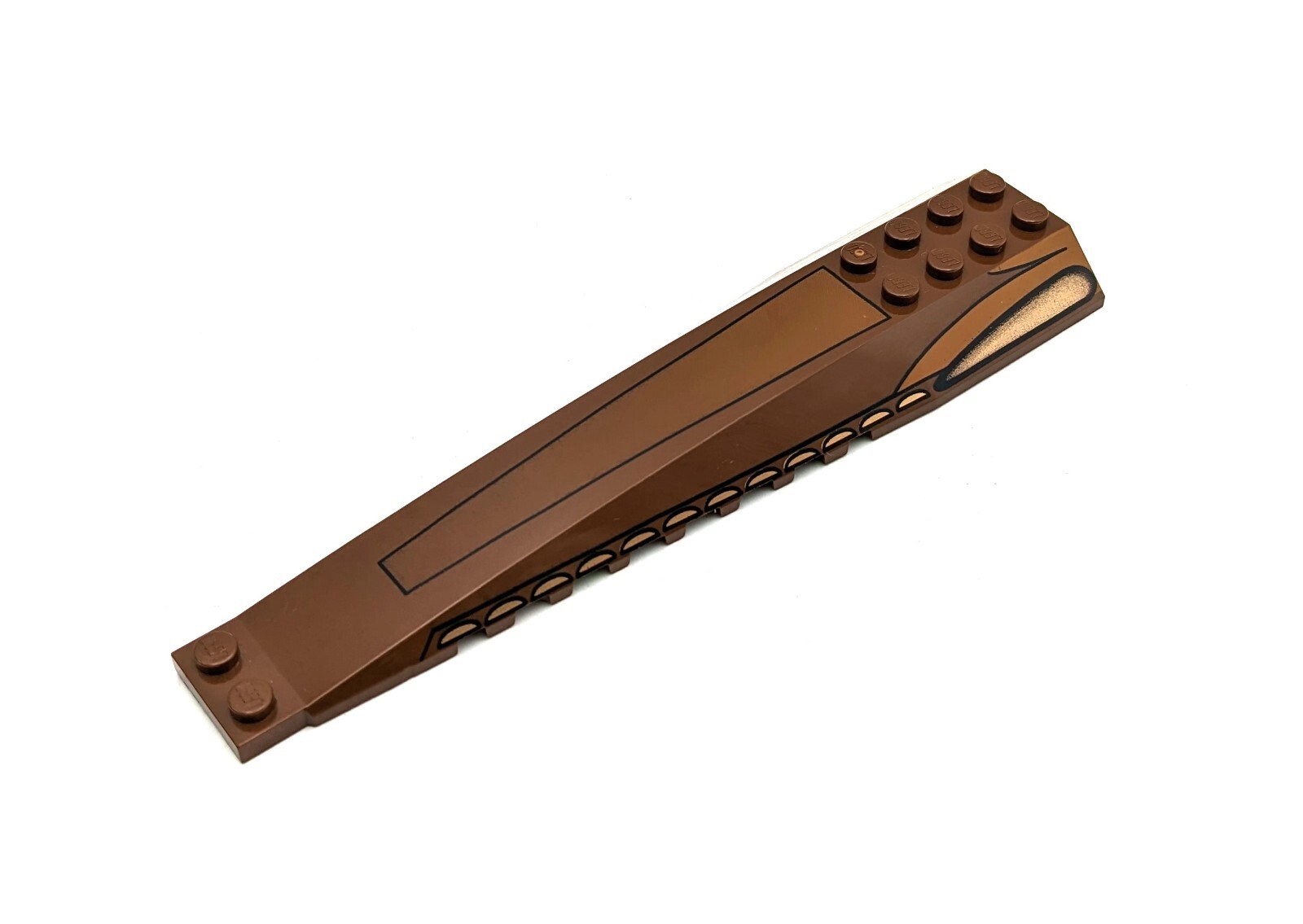 LEGO part 45301 BROWN Wedge Triple Curved 16 x 4 set 4478 Geonosian ...