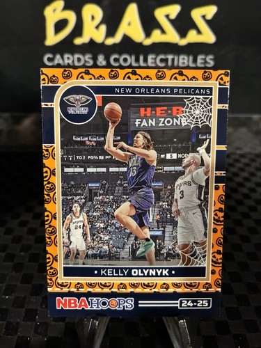 Kelly Olynyk 2024-25 Panini Haunted Hoops Orange Pumpkin Card No. 181 ...