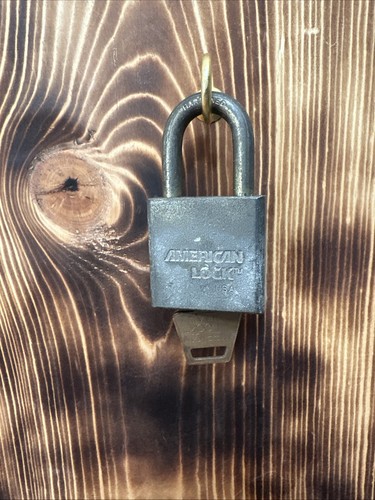 (1) Vintage American Lock Company U.S. Military Brass Padlocks W/Key | eBay