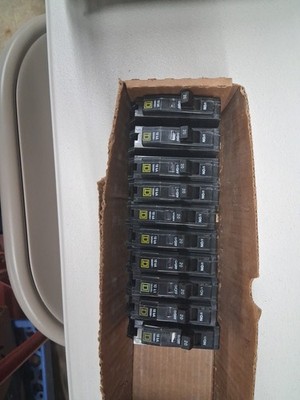 Square D 20 Amp 1-Pole Circuit Breakers 10-Pack. Breakers Are NEW Old ...