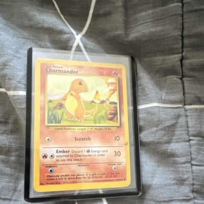 Pokémon Charmander Base Set 1999 Card 46/102 Common Wizards of the ...