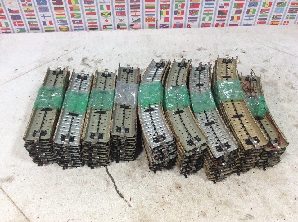 Marklin 5106/5120 Metal Track lot - 86 straight curve Track - SET H0 ...