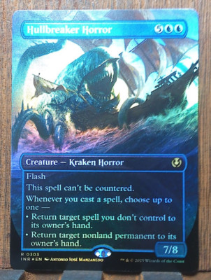 MTG Hullbreaker Horror ( FOIL Borderless ) Innistrad Remastered NEAR ...