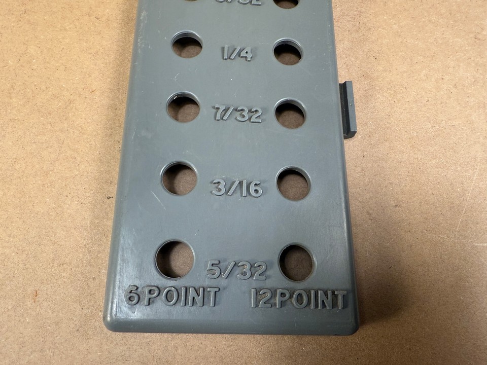 CRAFTSMAN USA Tool 1/4" SAE Socket Set Tool Box Organizer Divider | eBay