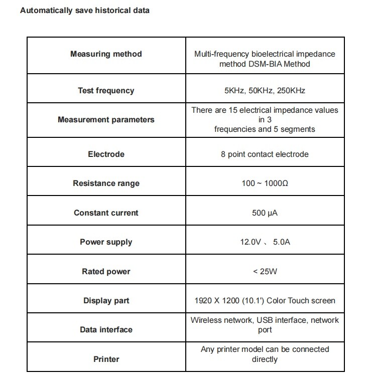 Professional Full Body Fat Analyzer Body Composition Analysis Machine ...