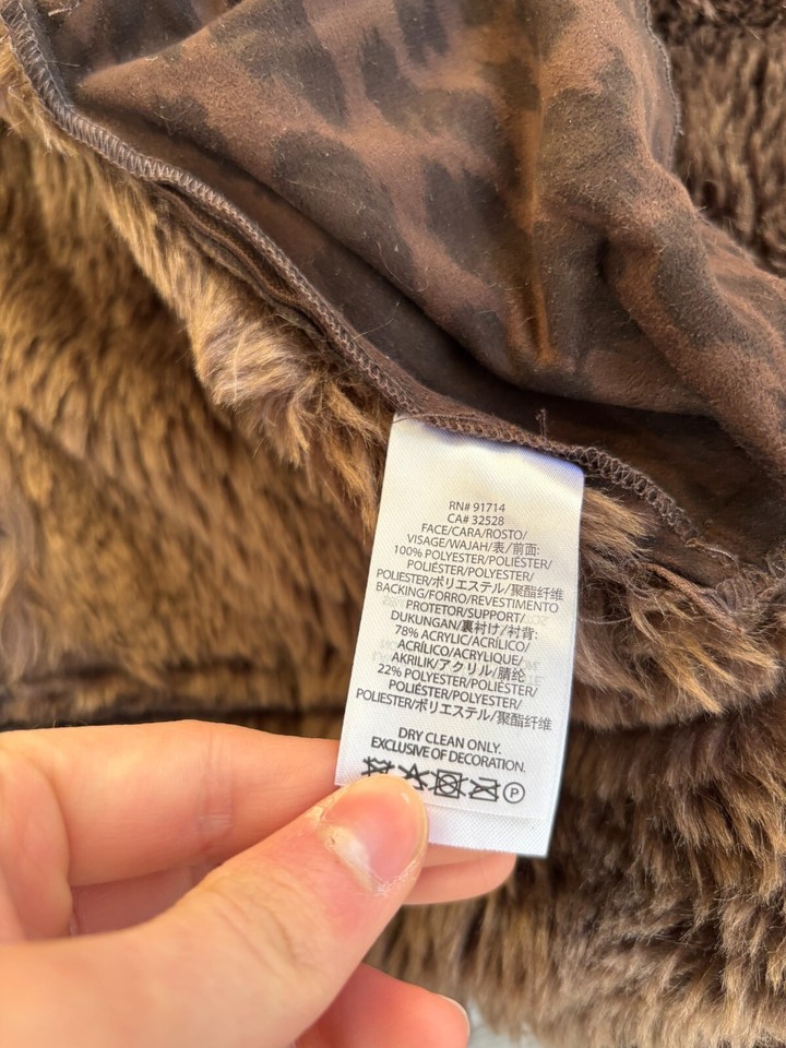AVANT GARDE EMPORIO ARMANI LEOPARD JAPANESE SHEEPSKIN JACKET FUR HOOD ...