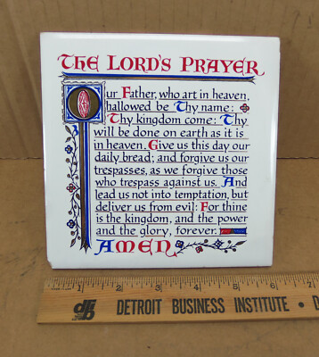 Plates & Plaques - Prayer Ceramic