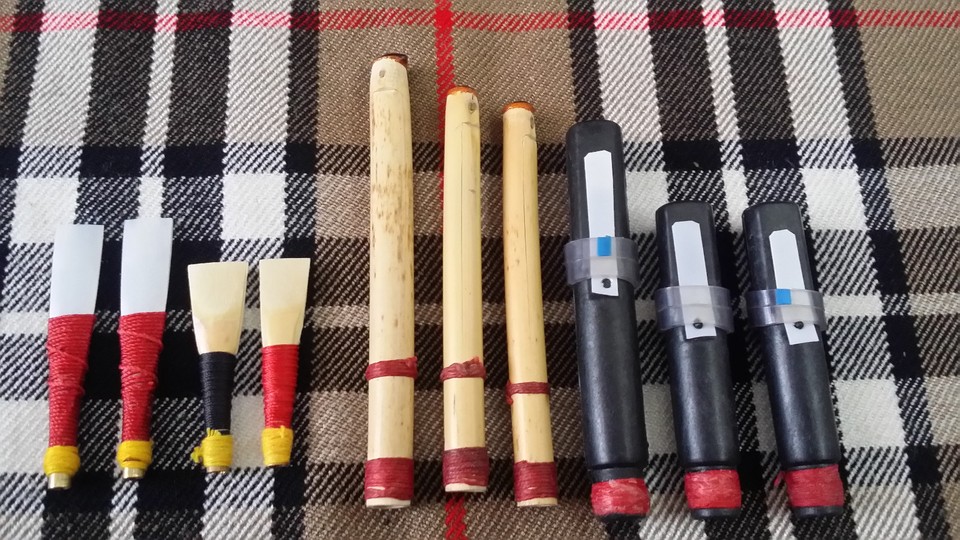 New Great Highland Bagpipes Natural Finish Silver Mounts/Scottish ...