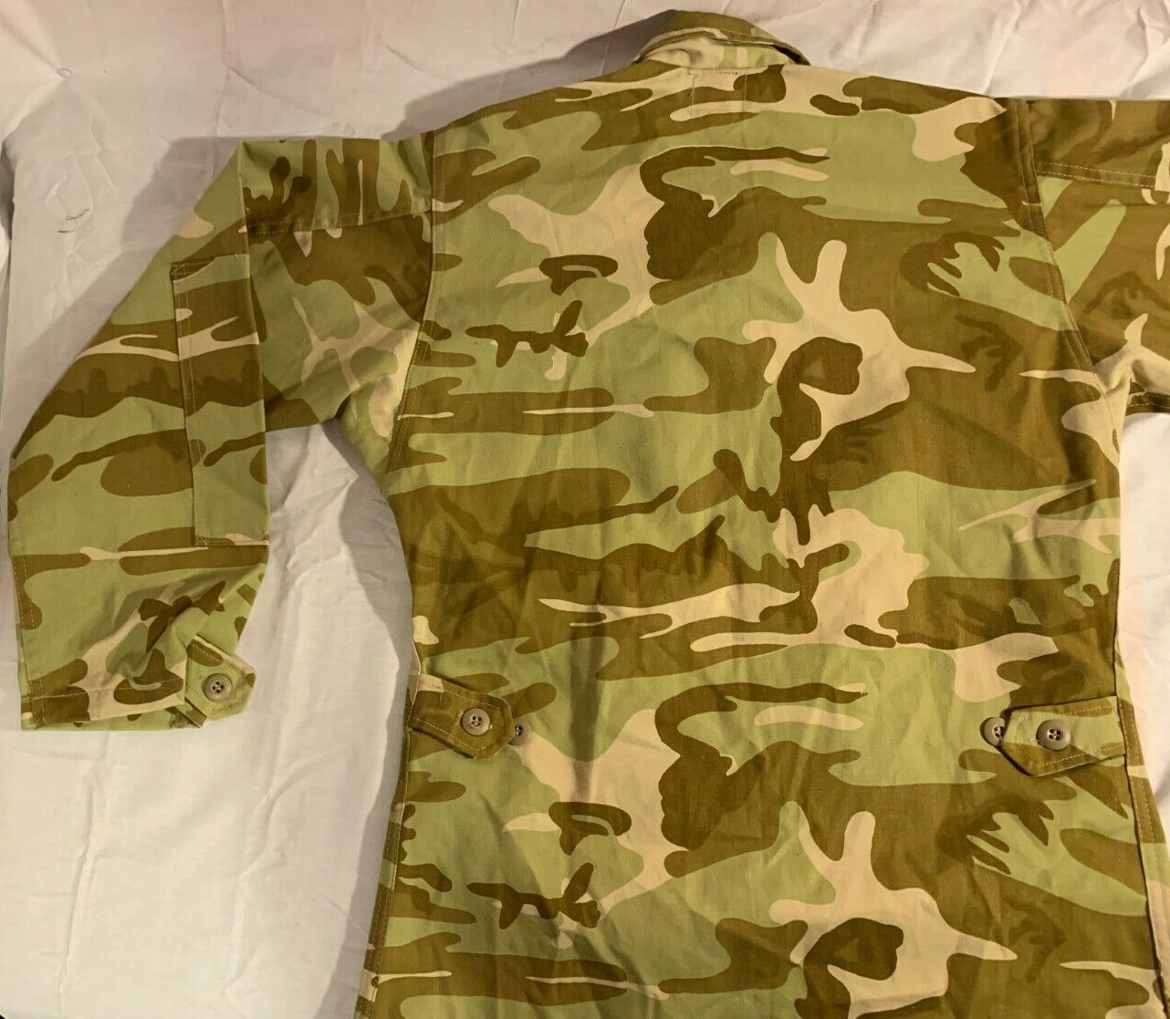 VINTAGE RARE ATLANCO COTTON POLY DESERT TAN BDU /DCUCAMOUFLAGE COMBAT ...