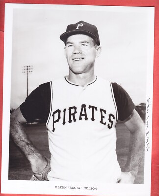 1959 PITTSBURGH PIRATES 8 x 10 TEAM ISSUE GLOSSY ROCKY NELSON | eBay