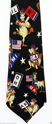 Democratic Convention Men's Necktie Democrat Donkey Political Black ...
