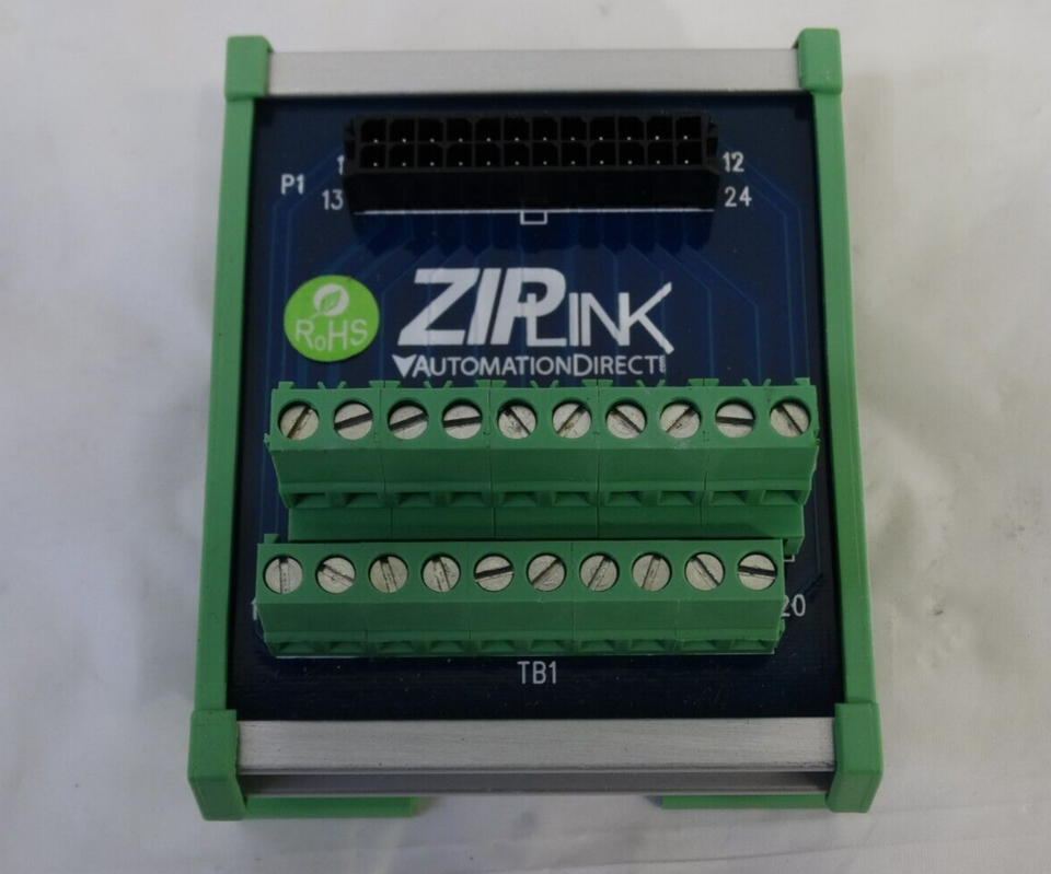AUTOMATION DIRECT ZIPLINK 20-PIN REMOTE TERMINAL BLOCK ZL-RTB20, NEW ...