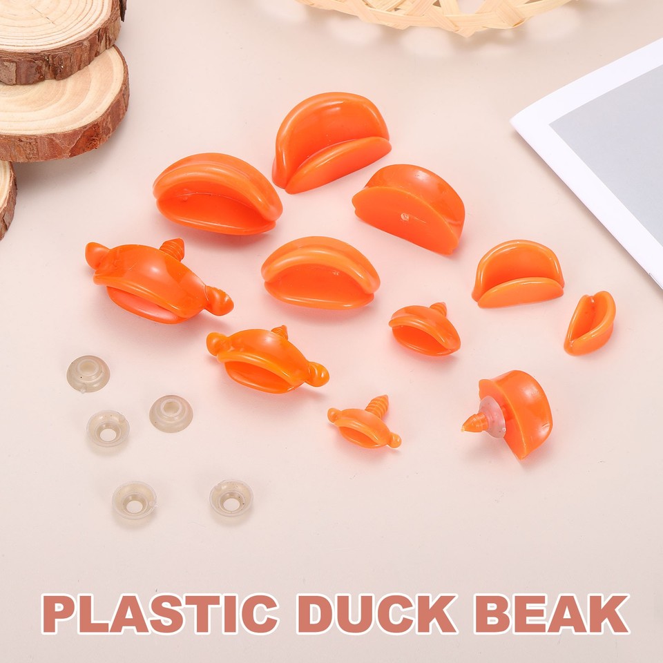 20Pcs Plastic Duck Beak, 0.27" Doll Safety Duckbill Replacement Decor ...