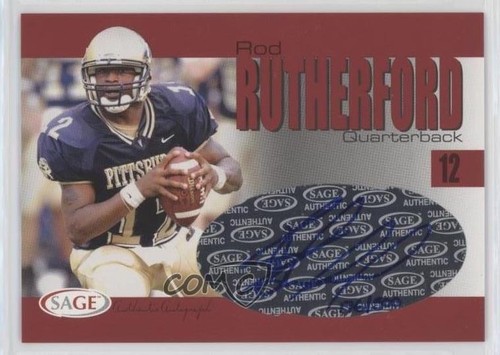 2004 SAGE Auto Red /500 Rod Rutherford #A36 Rookie Auto RC | eBay